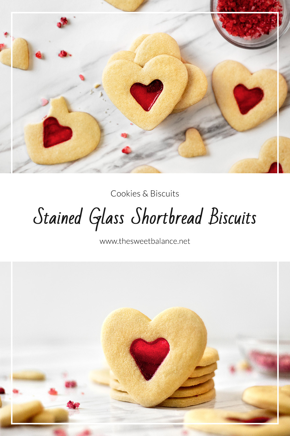 Stained Glass Shortbread Biscuits - The Sweet Balance